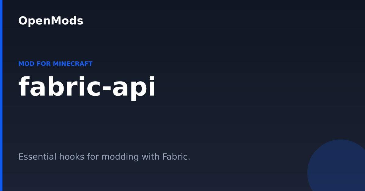 fabric-api | OpenMods
